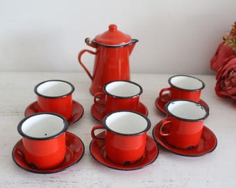 Vintage coffee set | Etsy