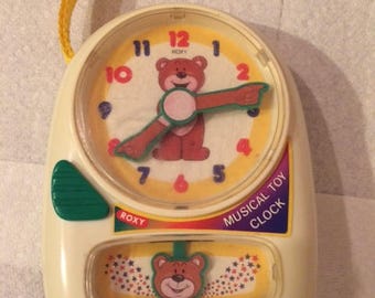 Wooden Toy Clock