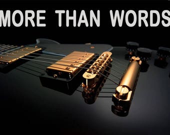 Guitar word art | Etsy