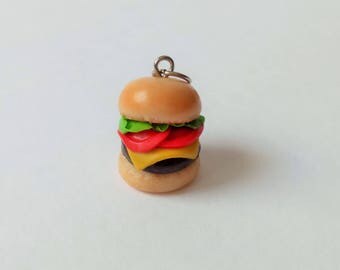 Polymer clay burger | Etsy