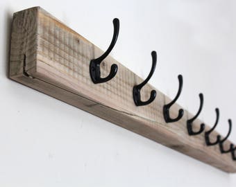 Cast iron coat hooks | Etsy