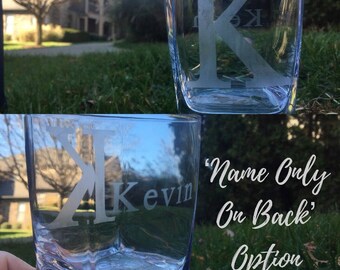 Etched glass decal | Etsy