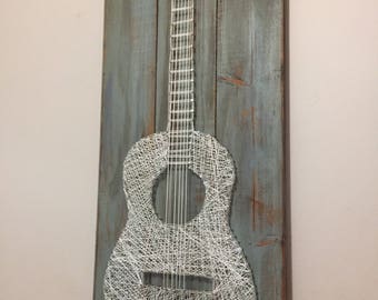 Guitar string art | Etsy