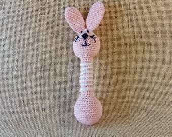 Bunny rattle | Etsy