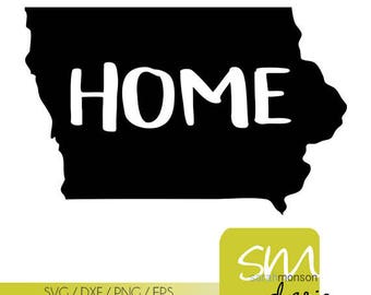Iowa state svg | Etsy