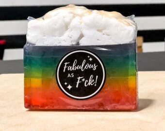 Rainbow soap | Etsy