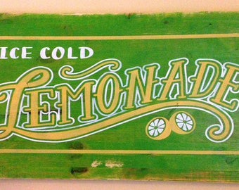 Cold lemonade | Etsy