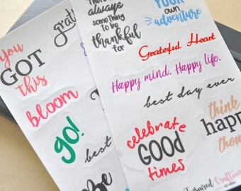 Journal stickers | Etsy