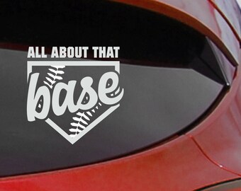 Baseball car decal | Etsy