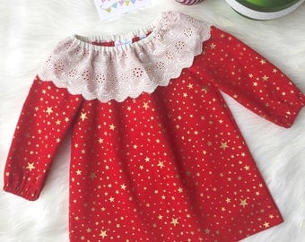 Red baby dress | Etsy