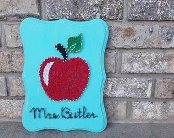 Apple string art | Etsy