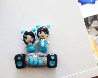 Chibi polymer clay | Etsy