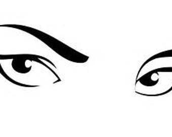 Eye decal | Etsy