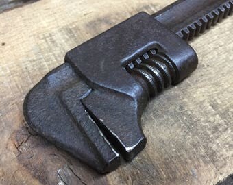 Antique pipe wrench | Etsy