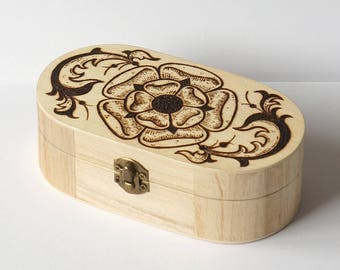 Pyrography box | Etsy