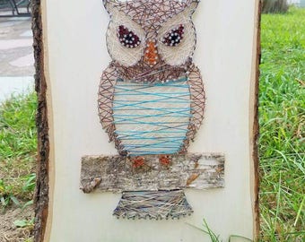 Owl string art | Etsy