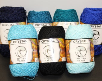 Crystal Yarn 2 pieces / 2 piezas Hilo Crystal 100 gramos