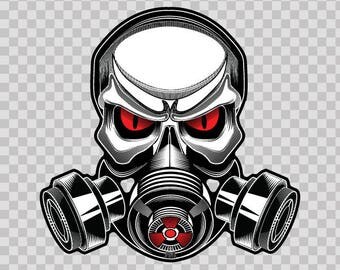 Skull Gas Mask Etsy
