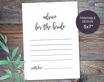Advice for the bride | Etsy