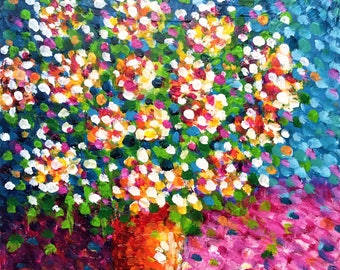 Pointillism art | Etsy