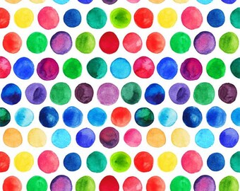 Watercolor dots | Etsy