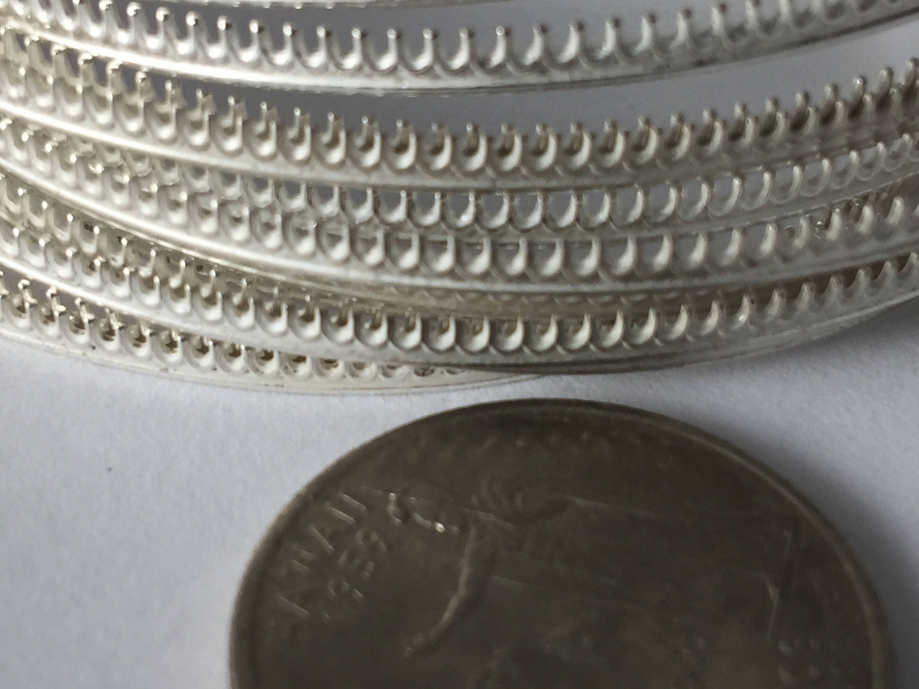 Silver gallery wire decorative silver wire bezel wire 925