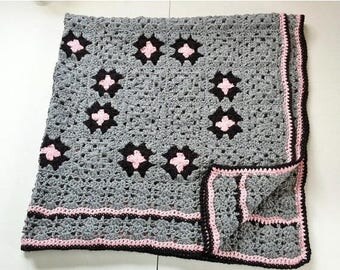 Grey afghan | Etsy