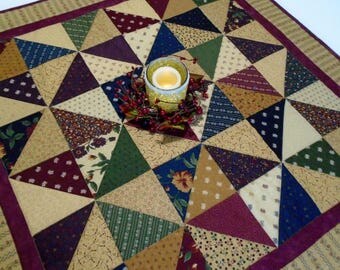 Quilted table runner | Etsy