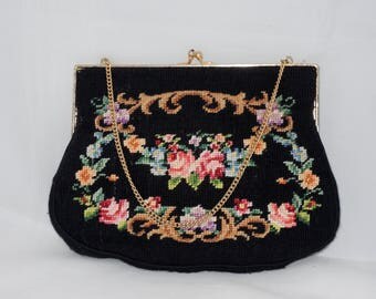 Petit point purse | Etsy