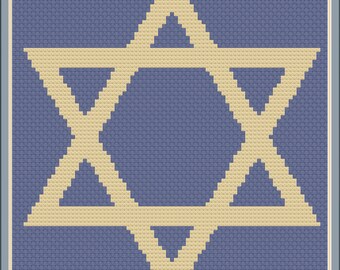 Jewish cross stitch | Etsy