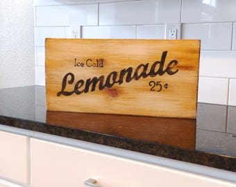 Lemonade sign | Etsy