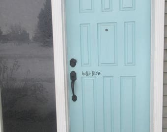 Door vinyl decal | Etsy