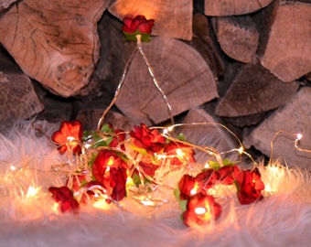 Flower string lights | Etsy