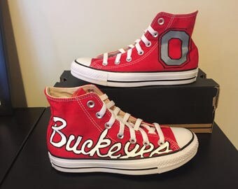 Ohio state shoes | Etsy