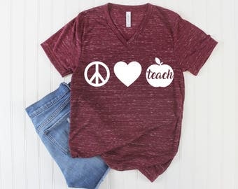 Teacher shirts | Etsy
