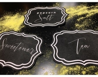 Chalkboard Labels Printable Labels INSTANT and EDITABLE
