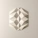 Geometric Art-White Paper Relief-Modern Minimal