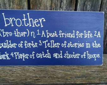 Brother definition | Etsy