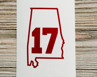 Alabama state decal | Etsy