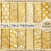 SALE gold digital paper tribal digital paper gold foil print