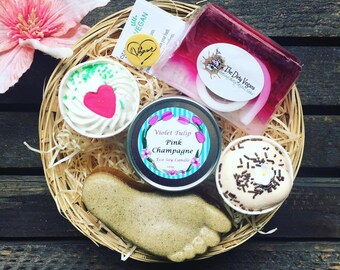 Spa gift basket | Etsy