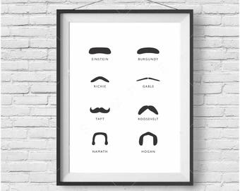 Mustache Dress / Moustache Dress