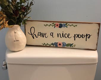 Poop sign | Etsy