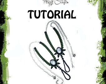 TUTORIAL Micro Macrame Cleopatra Earrings