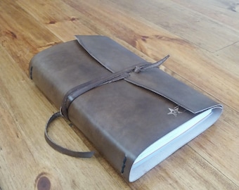 Leather book cover | Etsy