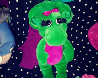 Barney plush | Etsy