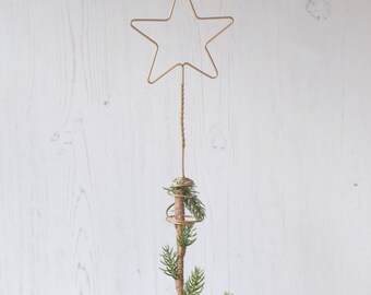 Gold tree topper | Etsy