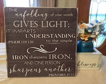 Bible verse plaque | Etsy