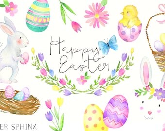 Easter clip art | Etsy