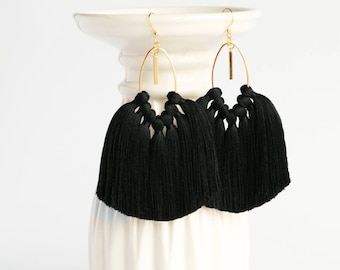 Fan earrings | Etsy